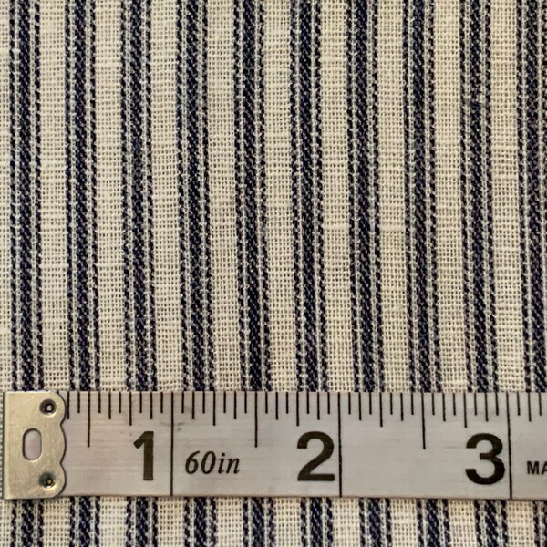 Black Ticking Stripe - Etsy