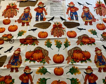 Dyeing & Batik Cranston VIP Cut & Sew Fabric Panel Scarecrow Fall Harvest Autumn Thanksgiving ...