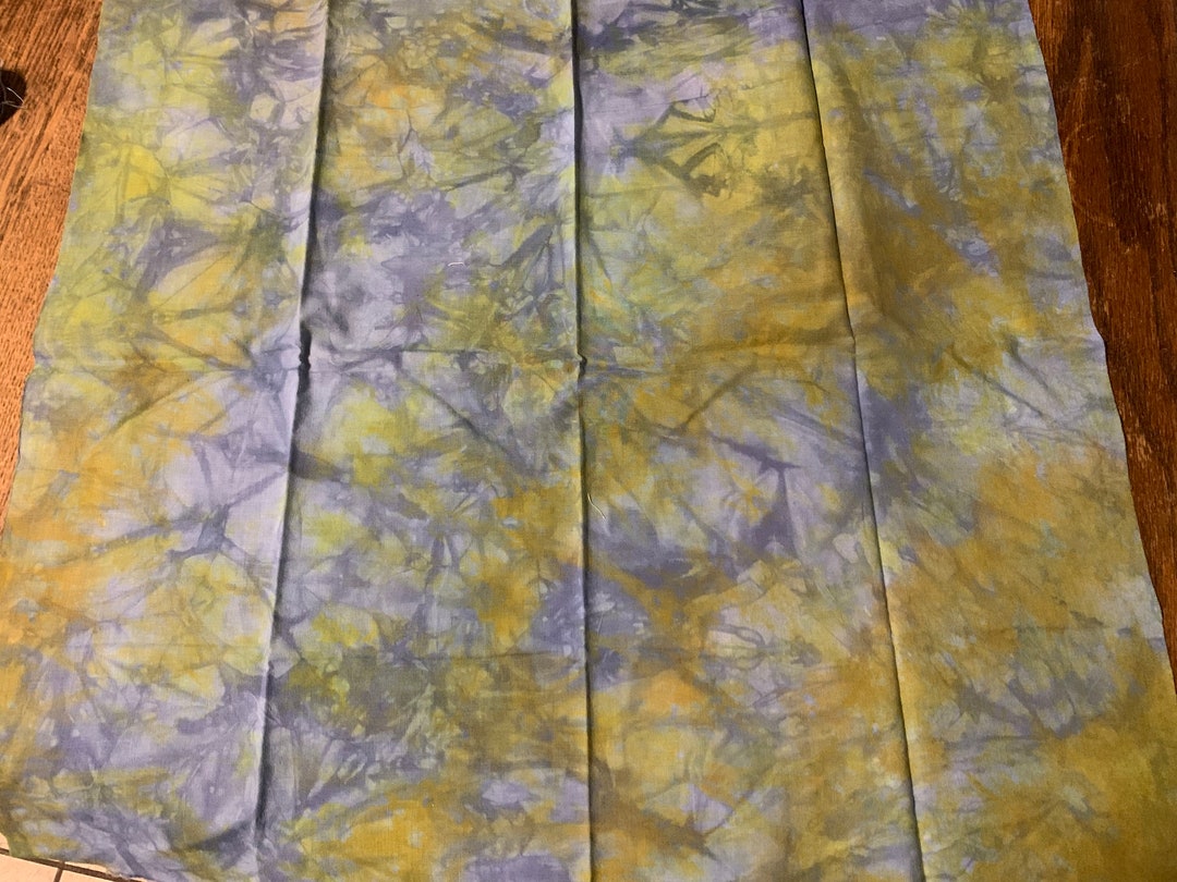 Rural Estate Quilter's Stash Crabby Patty Slate Blue Green Gold Cotton ...