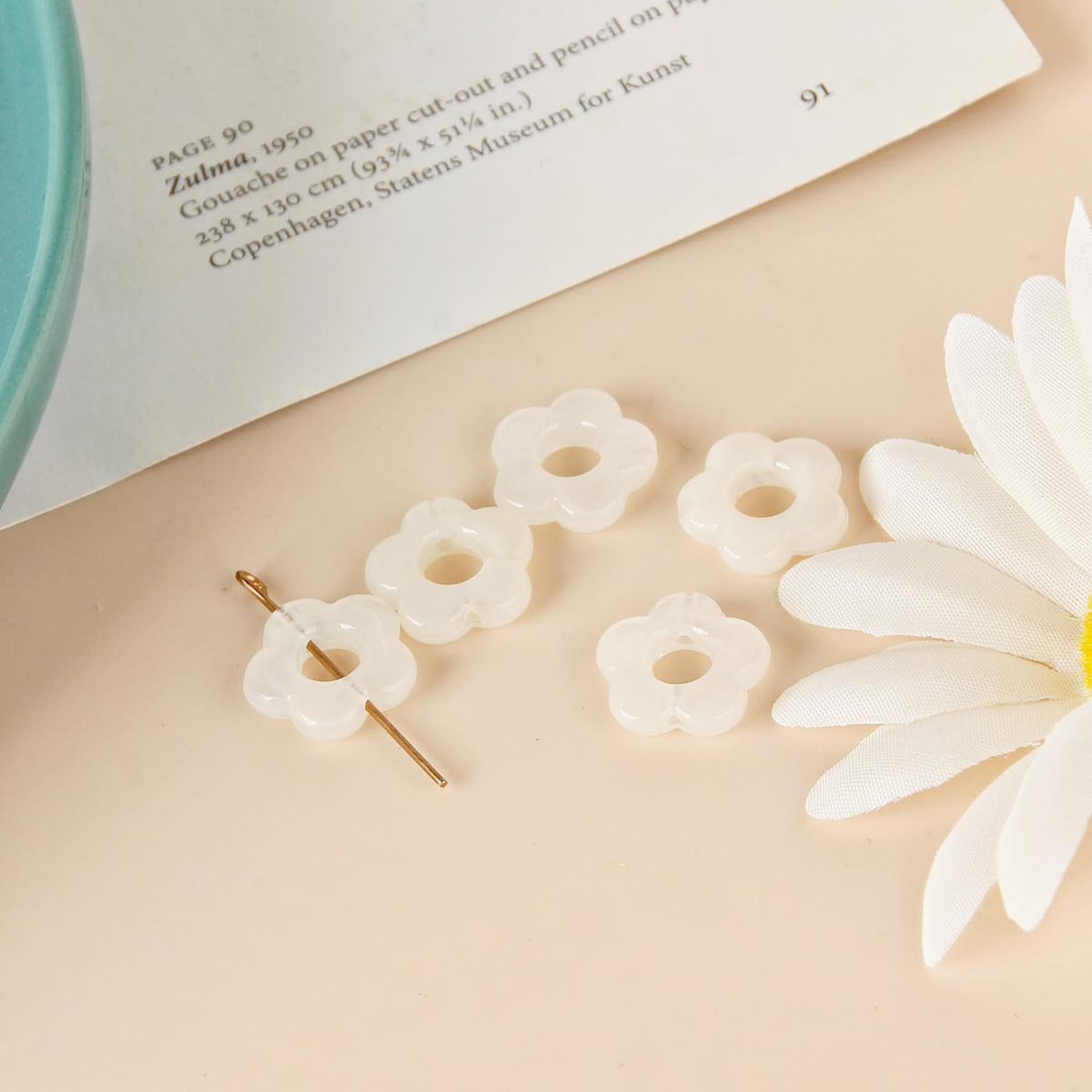 10 Pieces Flower-shaped Resin Charm Pendant, Acetate Acrylic Pendant ...