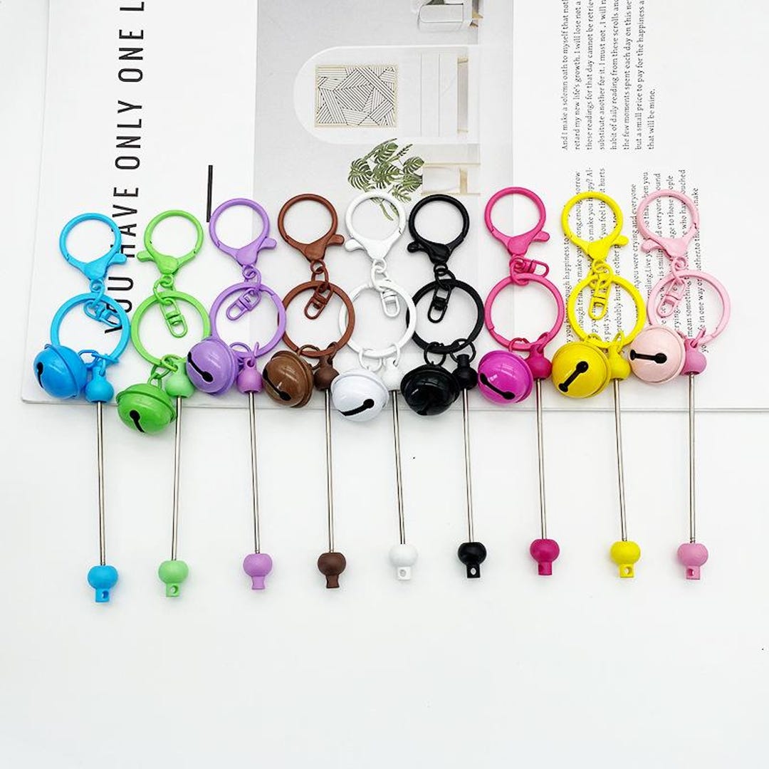 Beadable Bar Keychains, Bar Keychain,beadable Metal Keychains,beaded ...