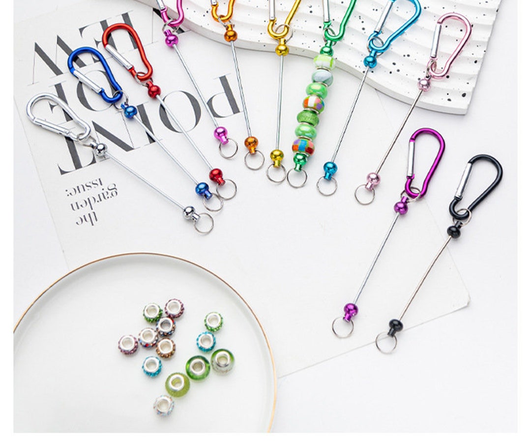 D Shape Clasp Keyring, Snap Spring Hook ,beadable Blank ,carabina ...