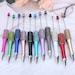 5pcs Plastic Beadable Pens,solids Beadable Pen,diy Bead Ballpoint Pens ...