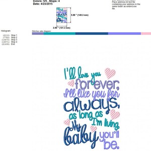 I'll Love You Forever I'll Like You for Always as Long as I'm Living My ...