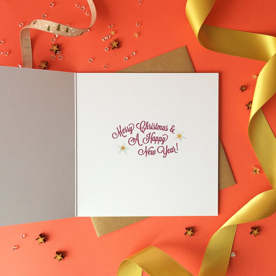 Illustrated Seasonal Robin Bird Christmas Holiday Card | Etsy