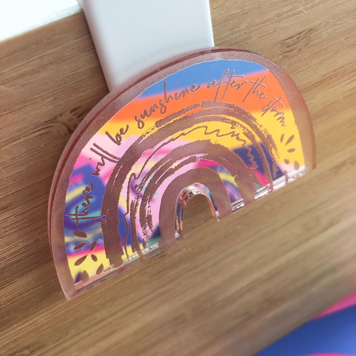 Luxury Rainbow Magnet Lockdown Gift 'There will be | Etsy
