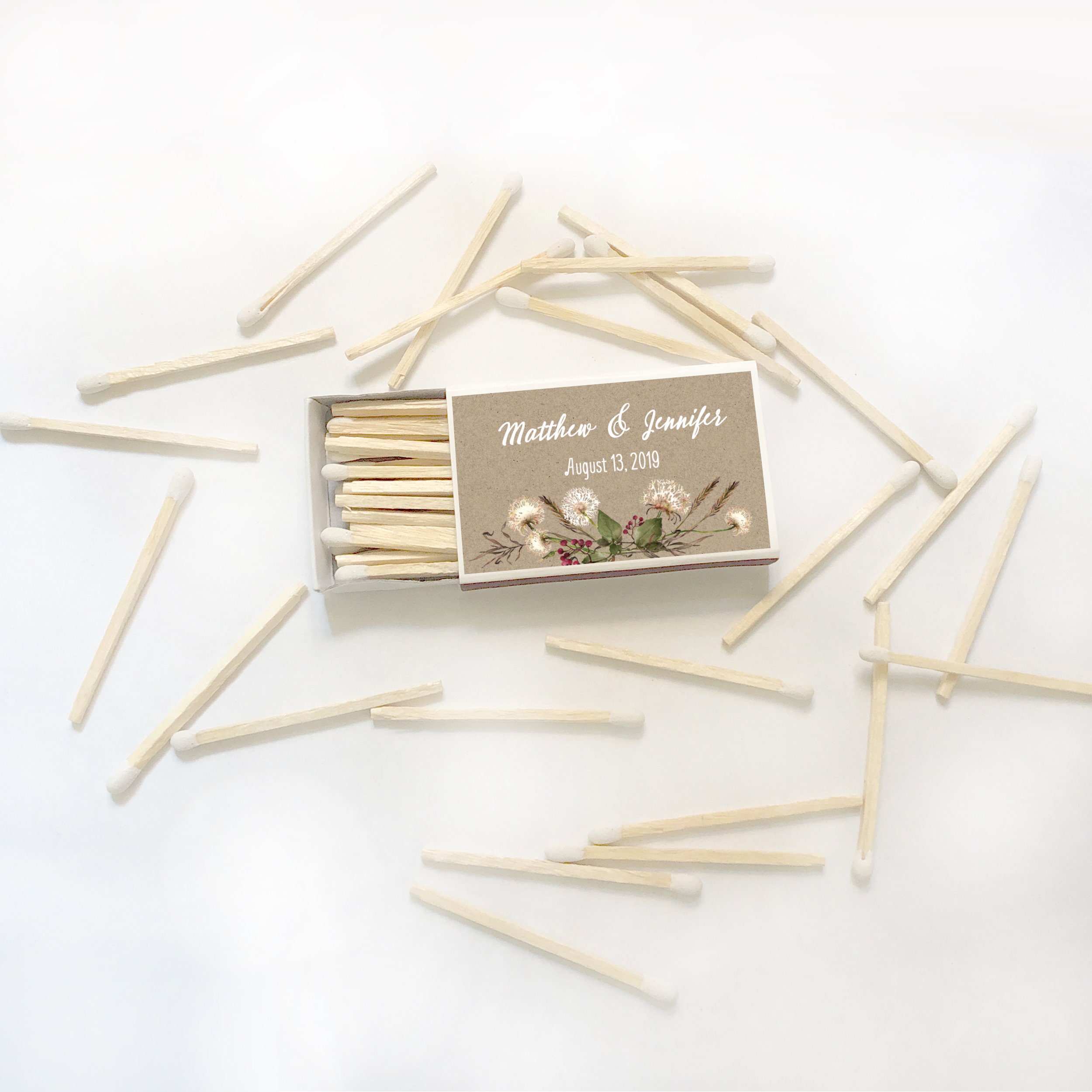 Wedding Matches Wedding Favors for Guests Wedding Favor | Etsy