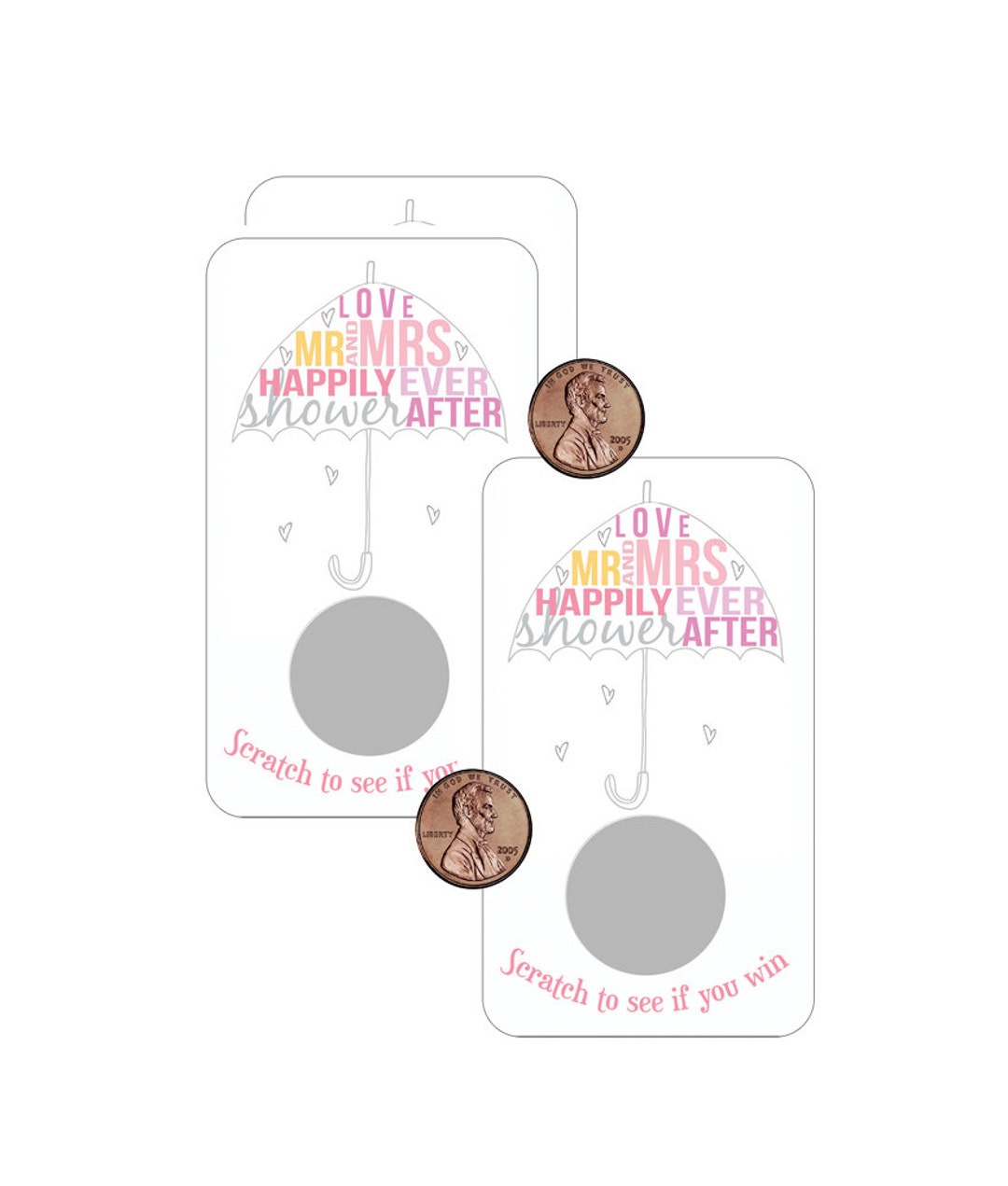 Bridal Shower Games, Bridal Shower Game, Bridal Shower Scratch off Game ...