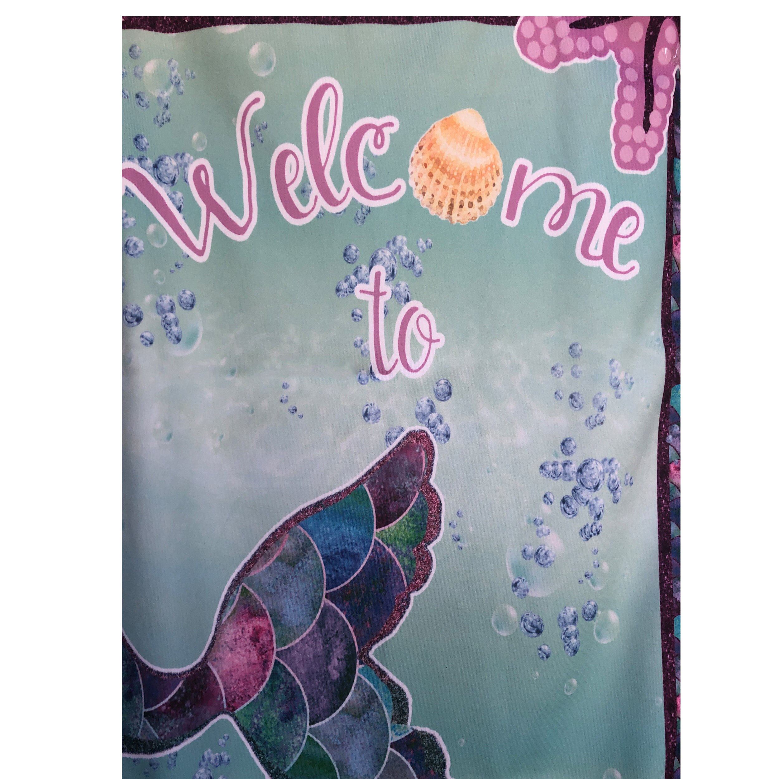 Mermaid Welcome Sign Mermaid Birthday Decorations Mermaid | Etsy