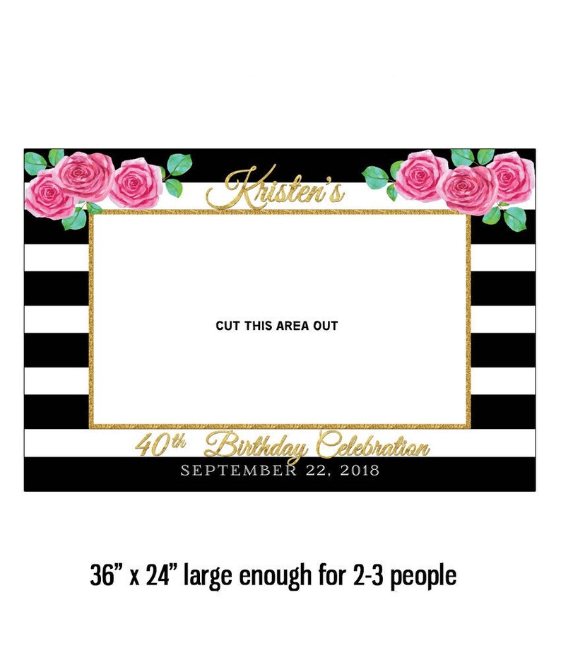 Photo Booth Frame Birthday Birthday Photo Booth Frame Photo - Etsy