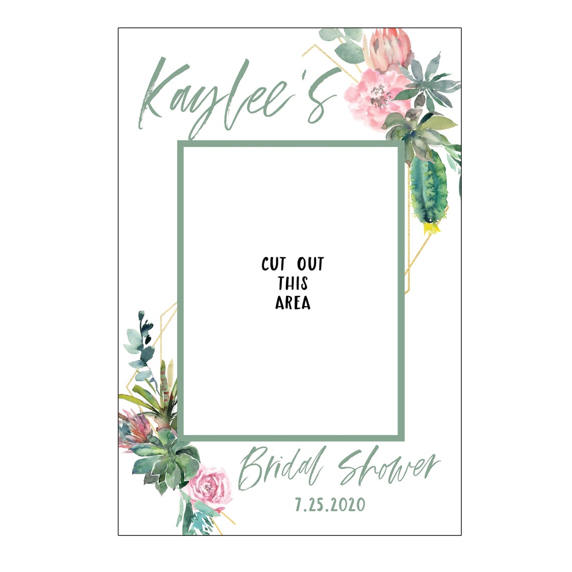 Photo Booth Frame Selfie Frame Photo Booth Props Photobooth - Etsy