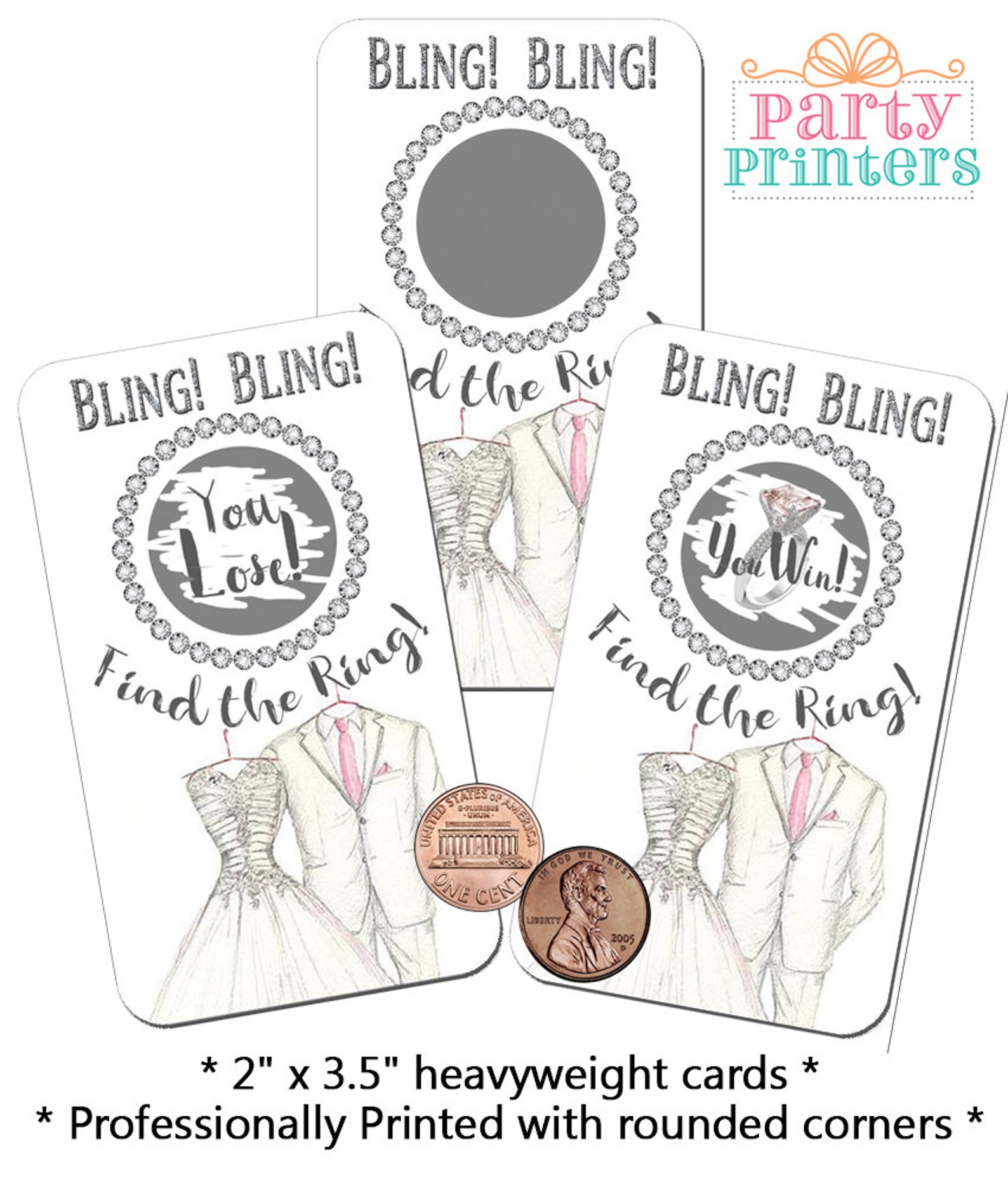 Scratch off Bridal Shower Games, Bridal Shower Games, Bridal Shower ...