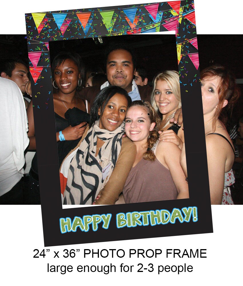 Birthday photo booth photo booth props photo frame photo | Etsy