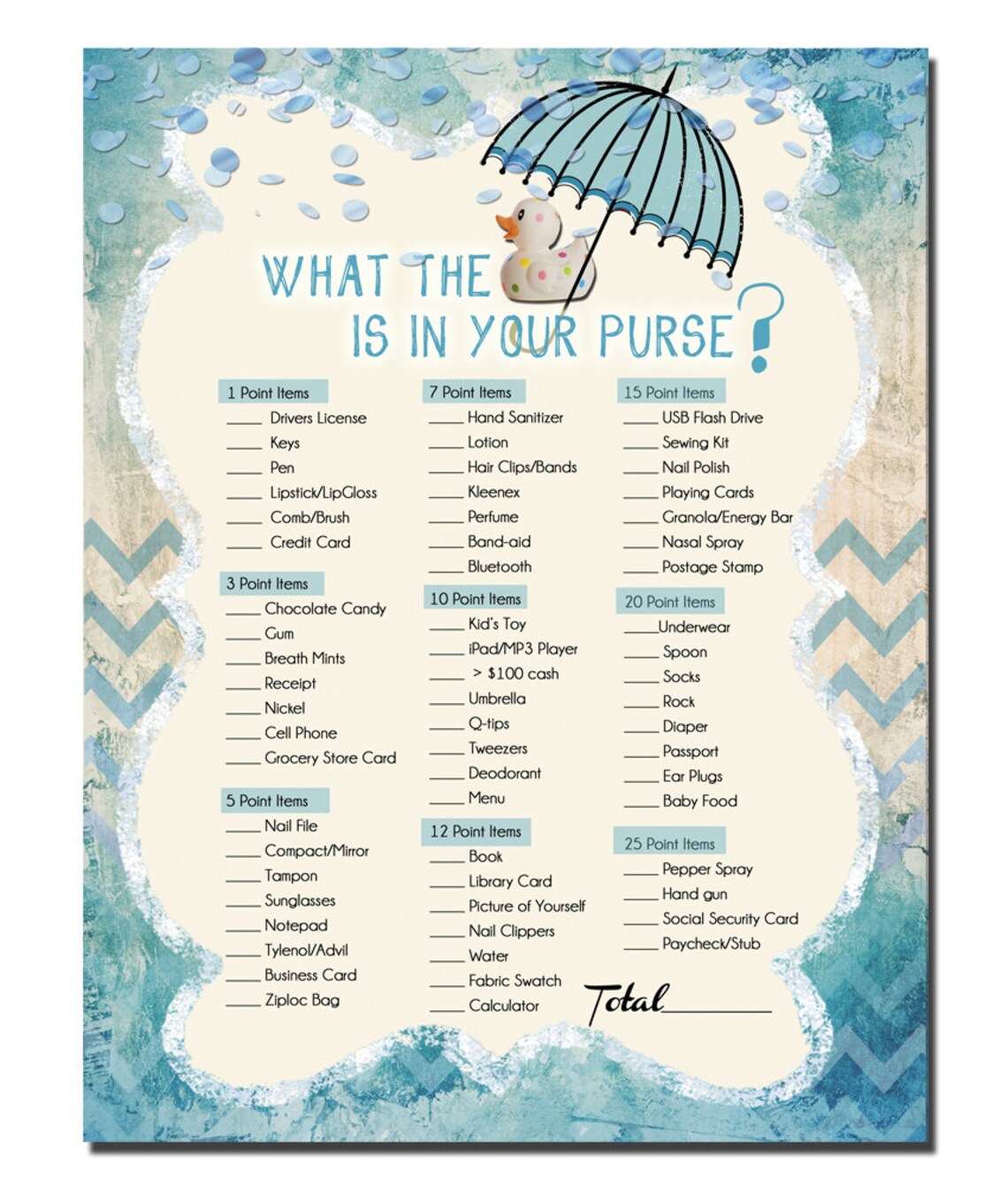 Baby Shower Games Printable Baby Shower Game Instant - Etsy