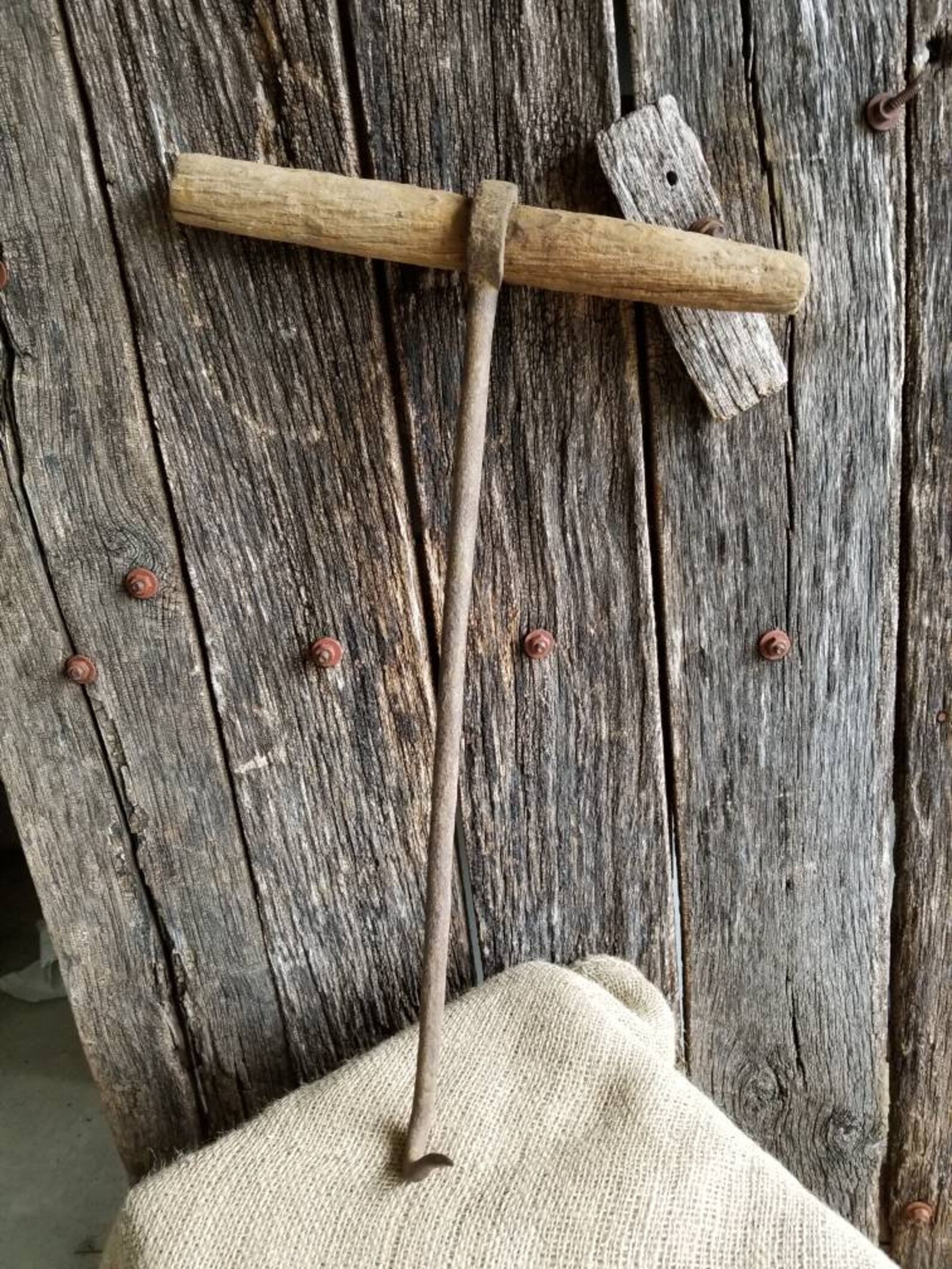 Primitive Farm Hook Antique Farm Tool Meat Hook Rustic | Etsy