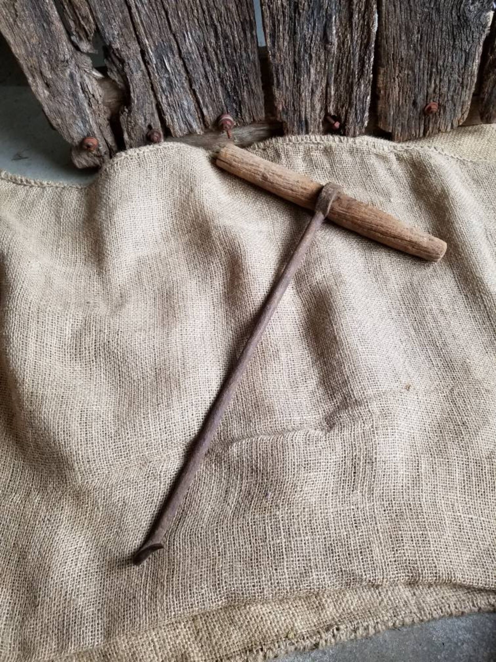 Primitive Farm Hook Antique Farm Tool Meat Hook Rustic - Etsy