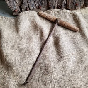 Primitive Farm Hook Antique Farm Tool Meat Hook Rustic - Etsy