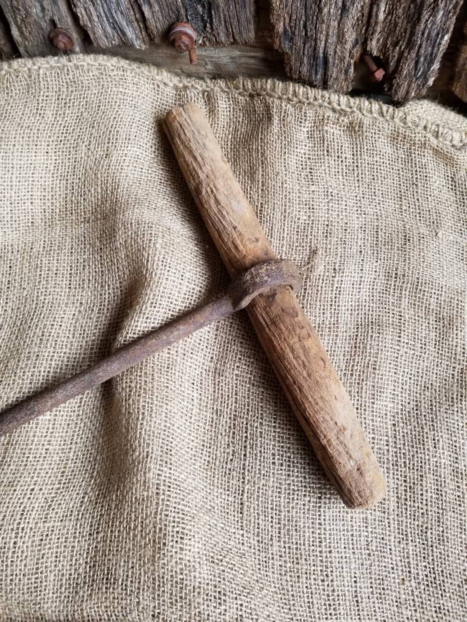 Primitive Farm Hook Antique Farm Tool Meat Hook Rustic | Etsy