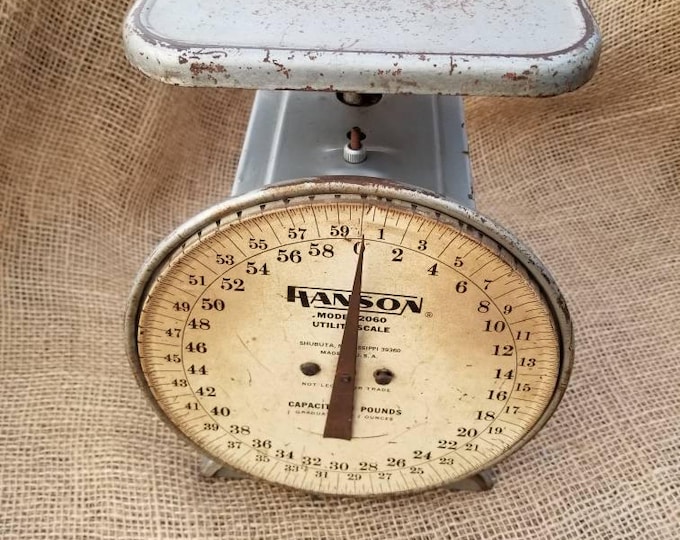 Hanson 2060 Scale Utility Scale Kitchen Scale 60 Pound Scale - Etsy