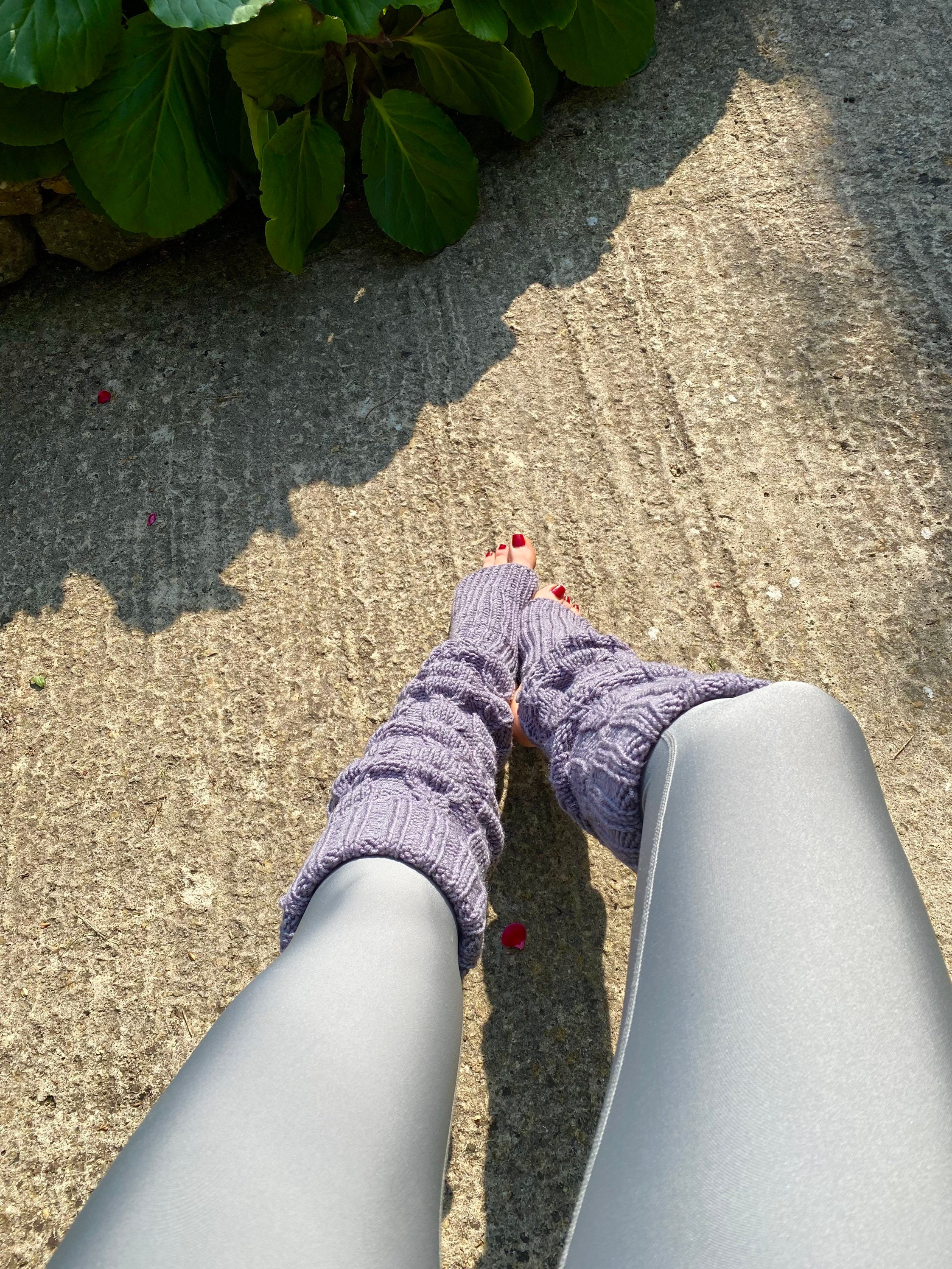 Yoga Leg Warmers. Yoga Spats.lambswool. One Size - Etsy