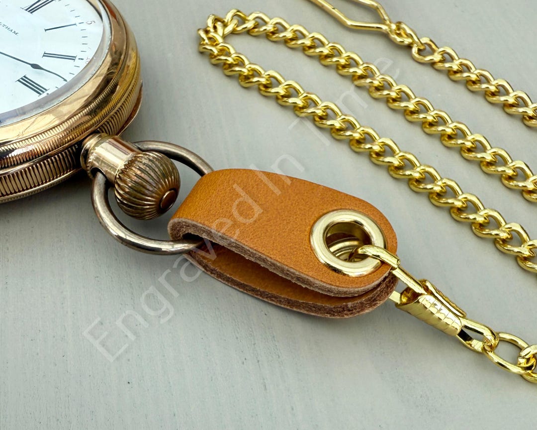 Leather Pocket Watch Bow Protector Hand Crafted Many Colours Available ...