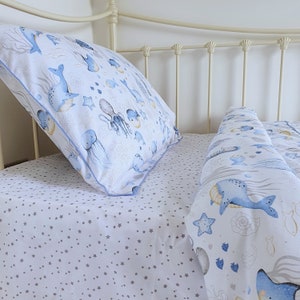 Sea Life Single BEDDING Set Boys , Ocean Bedding, Kids Room Decor ...