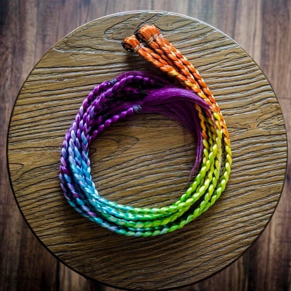 Braided Rainbow - Etsy
