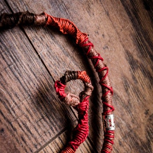 Red-brown Ateba Boho Hippie Hair Extention Hair Wrap for - Etsy