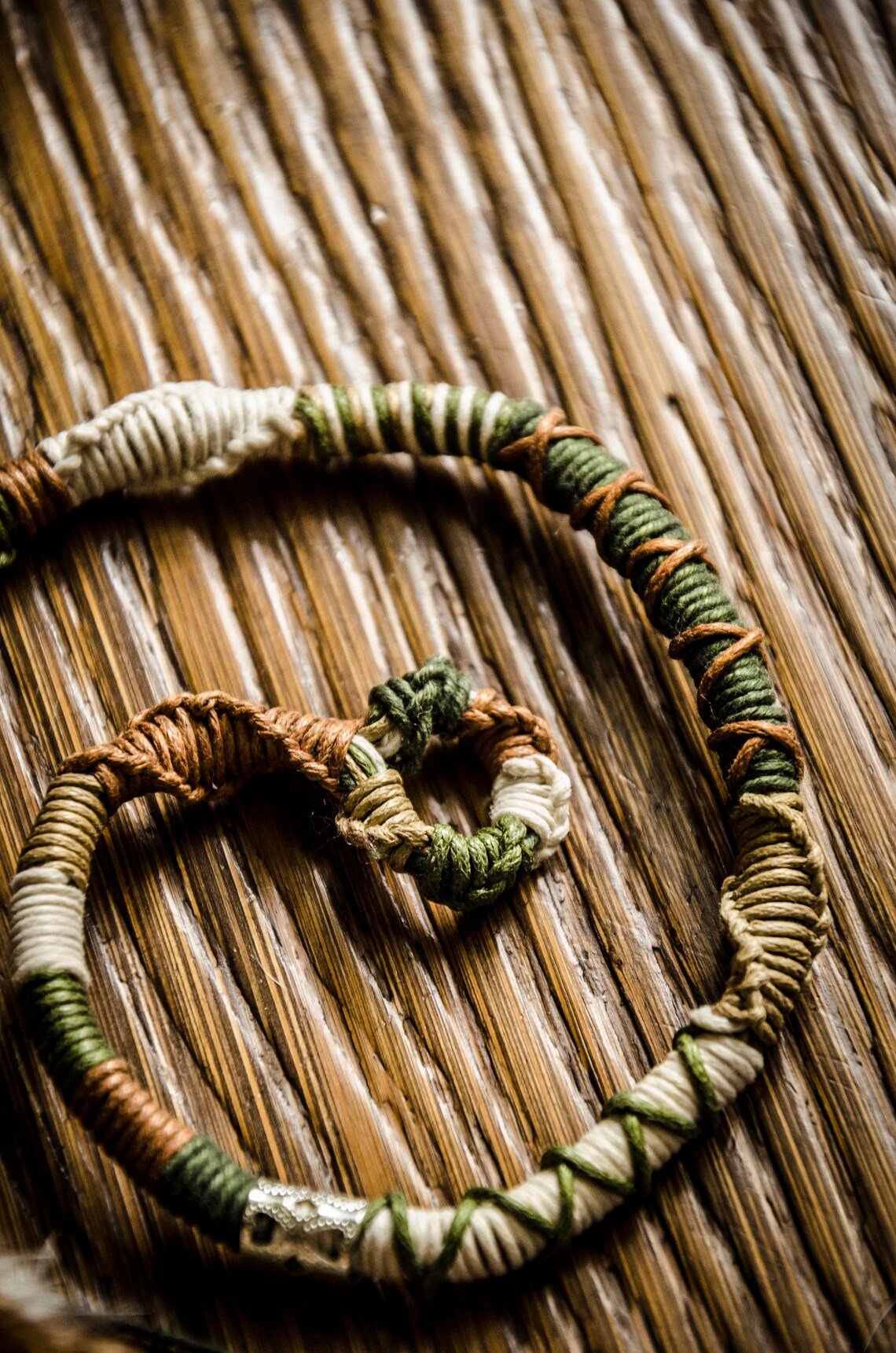 Green-brown Ateba Boho Hippie Hair Extention Hair Wrap for - Etsy