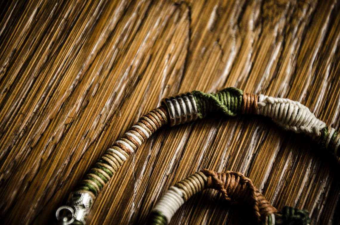 Green-brown Ateba Boho Hippie Hair Extention Hair Wrap for - Etsy