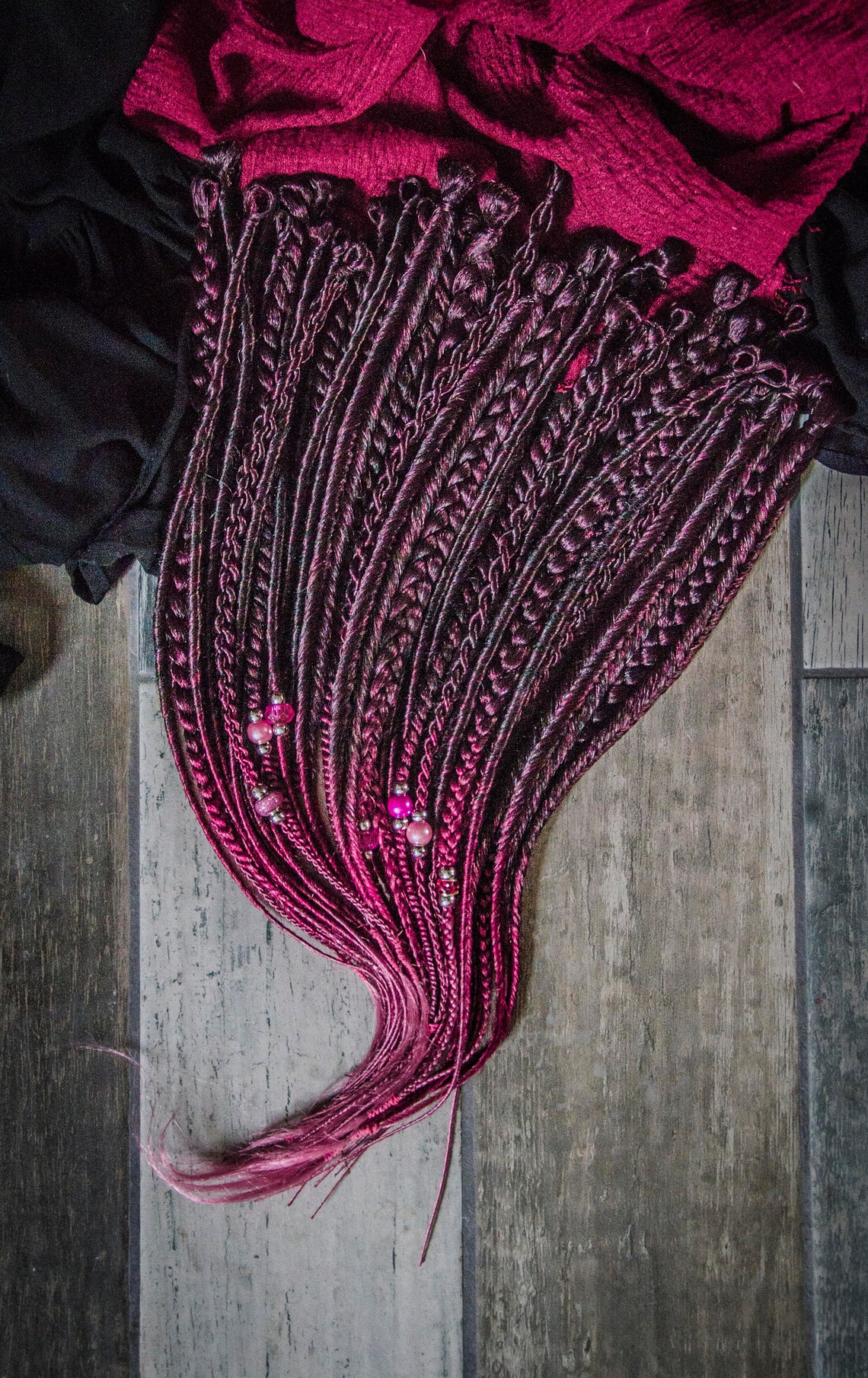 Single Ended Synthetic Dreadlocks 20 Inches SE Ombre - Etsy Canada