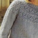 Women's Lacy Yoke Sweater Knitting Pattern 10 Ply Yarn or Wool 30-42 ...