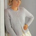Yoked Bed Jacket Knitting Pattern, DK Yarn, 34-42 Inch (PDF Download ...