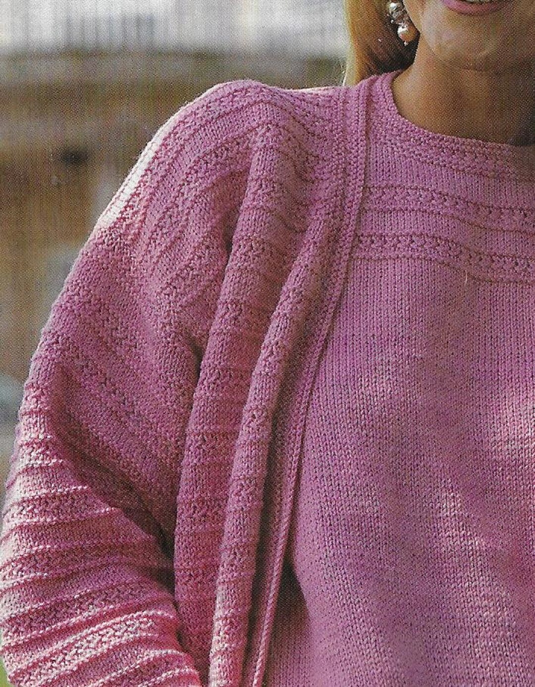 Women's Cardigan & Top Knitting Pattern DK 8 Ply Yarn or Wool 32-44 ...