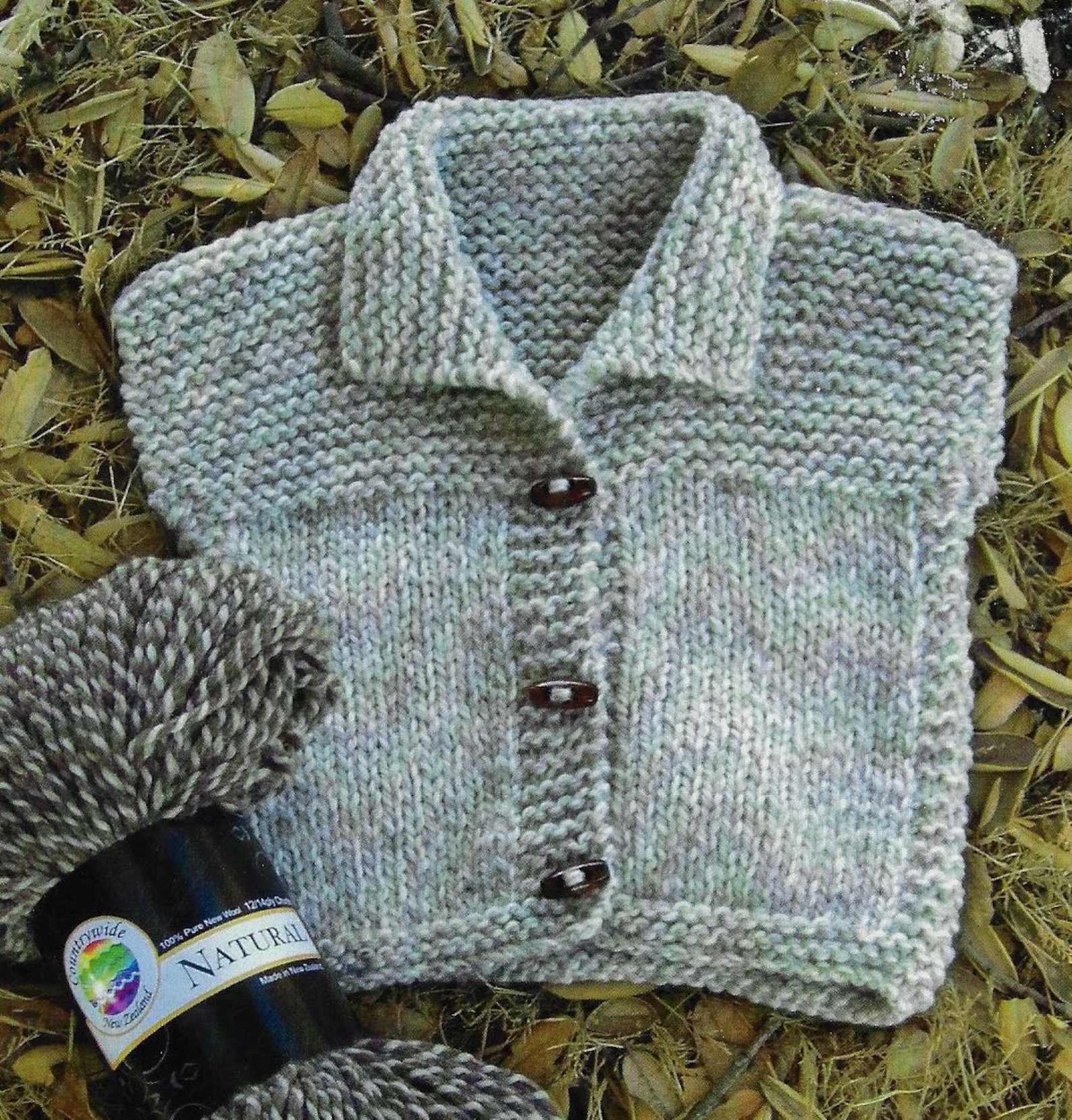 Child's Easy Sleeveless Jacket Knitting Pattern 14 Ply - Etsy