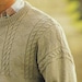 Men's Guernsey Style Sweater Knitting Pattern DK 8 Ply Yarn or Wool 34 ...