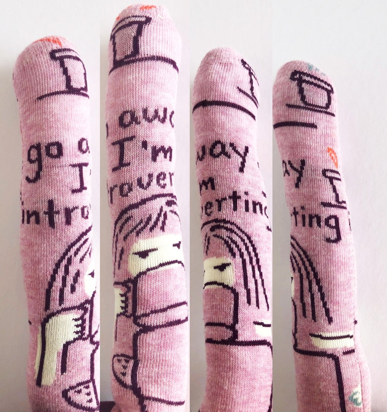 Introvert Sock Monkey Sock Monkey Loner Hermit | Etsy