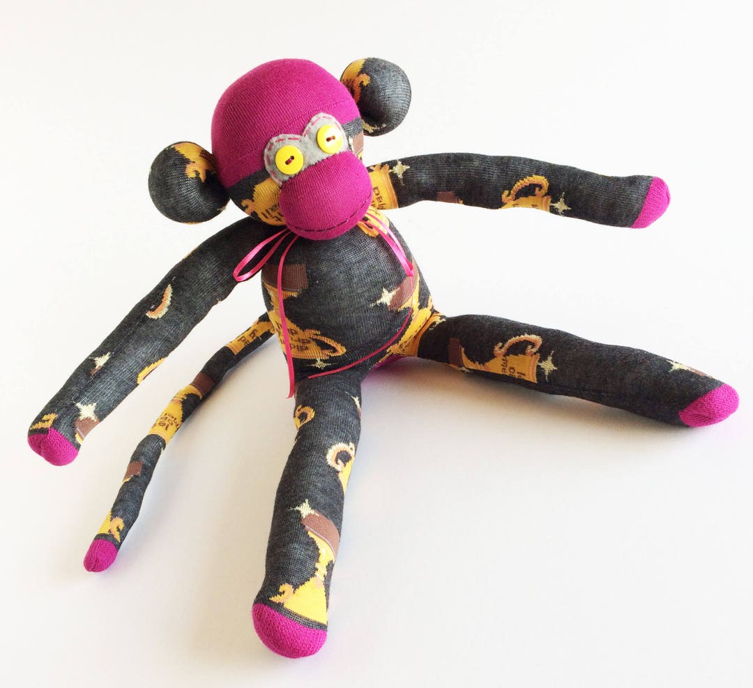 Trophy Sock Monkey - Gag Gift - Sock Monkey - Grown up Plush - Grown up ...