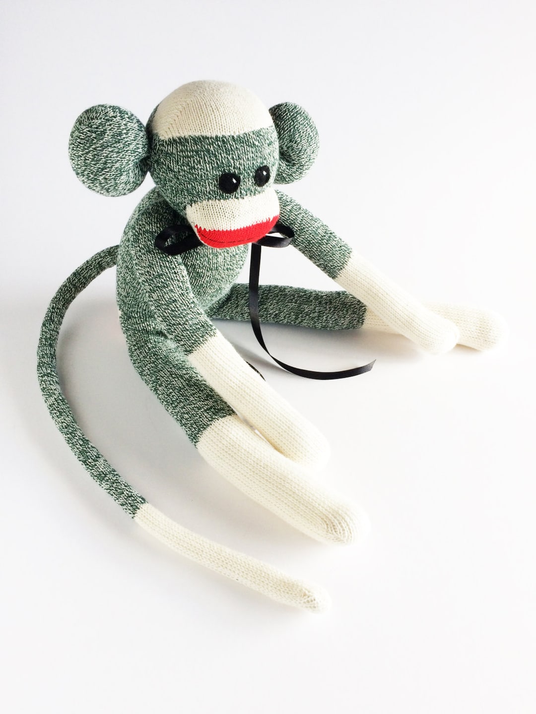 Large Green Rockford Red Heel Sock Monkey - Sock Monkey - Original Sock ...