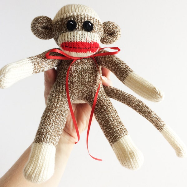 Tiny Sock Monkey - Etsy