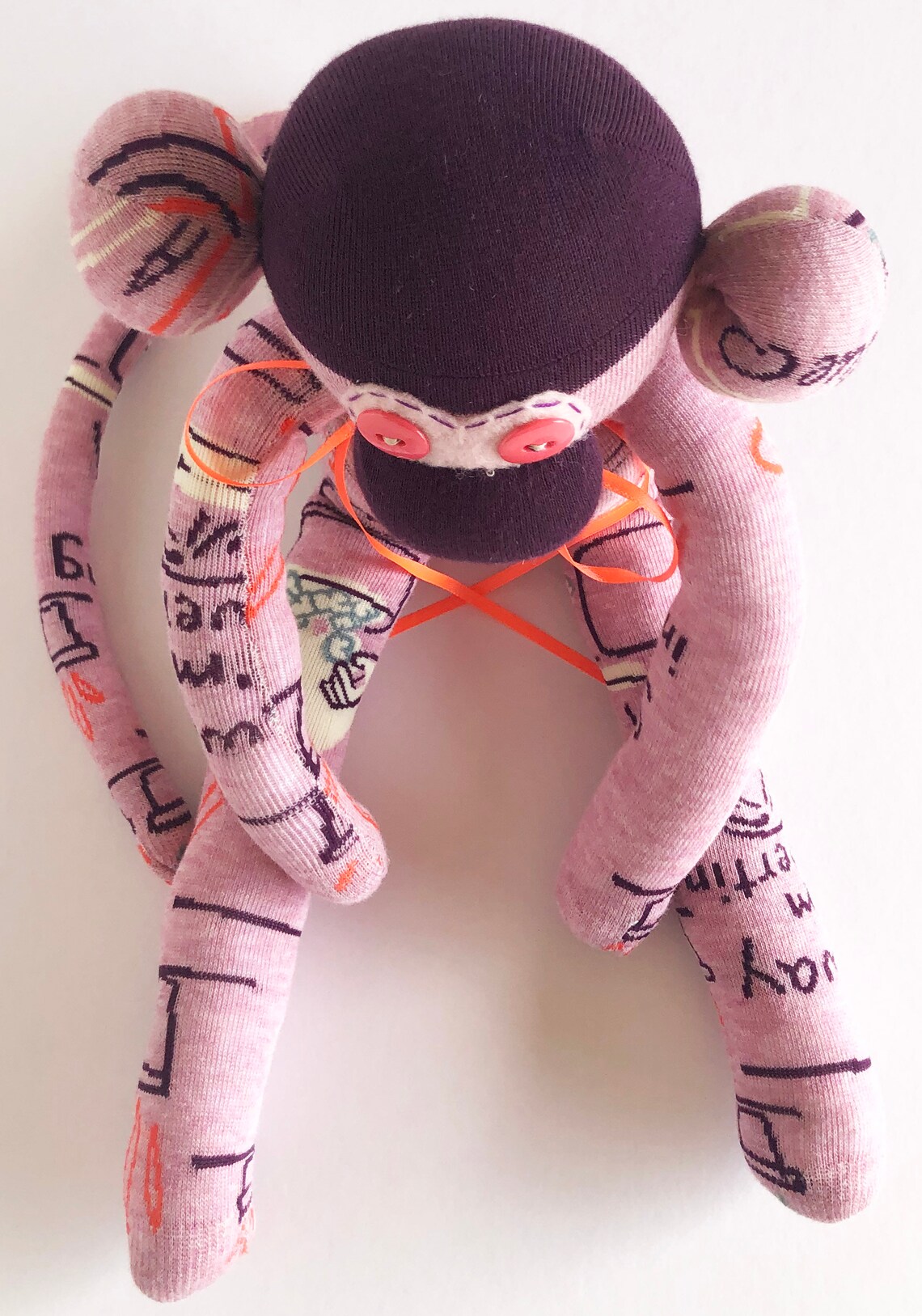 Introvert Sock Monkey Sock Monkey Loner Hermit | Etsy