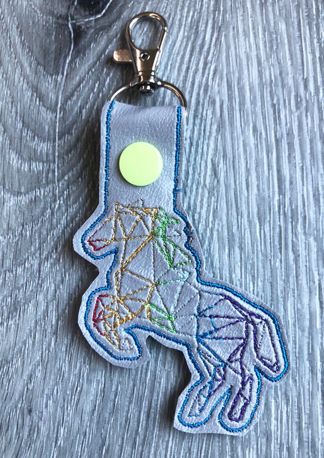 Unicorn Keychain, Unicorn Key Chain, Unicorn Keyfob, Unicorn Gift Snap ...