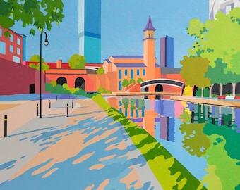 Limited Edition 0161 Fine Art Print 003 Manchester Castlefield - Etsy UK
