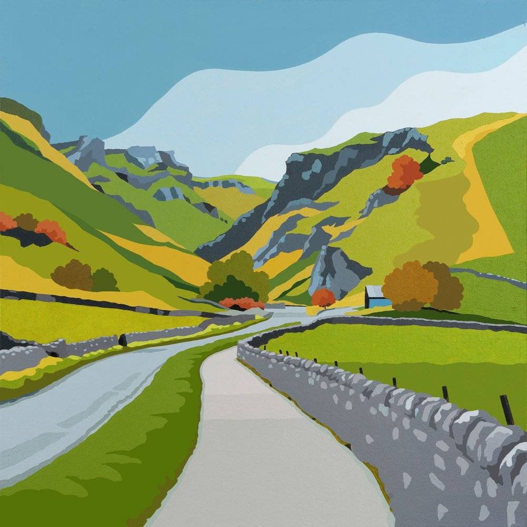 Winnats Pass Castleton Fine Art Print - Etsy UK