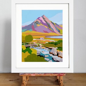 Tryfan Snowdonia North Wales Art Print - Etsy
