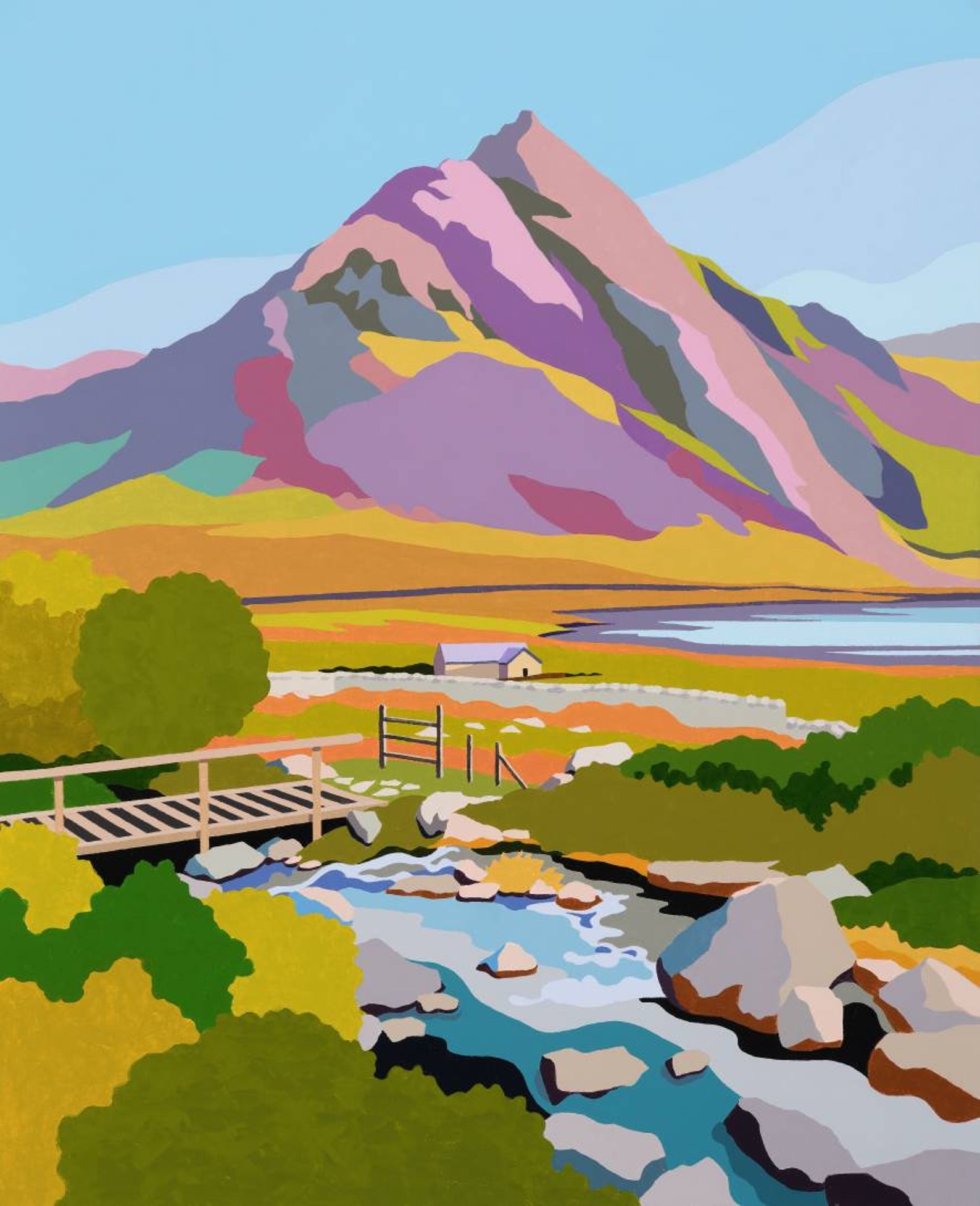 Tryfan Snowdonia North Wales Art Print - Etsy