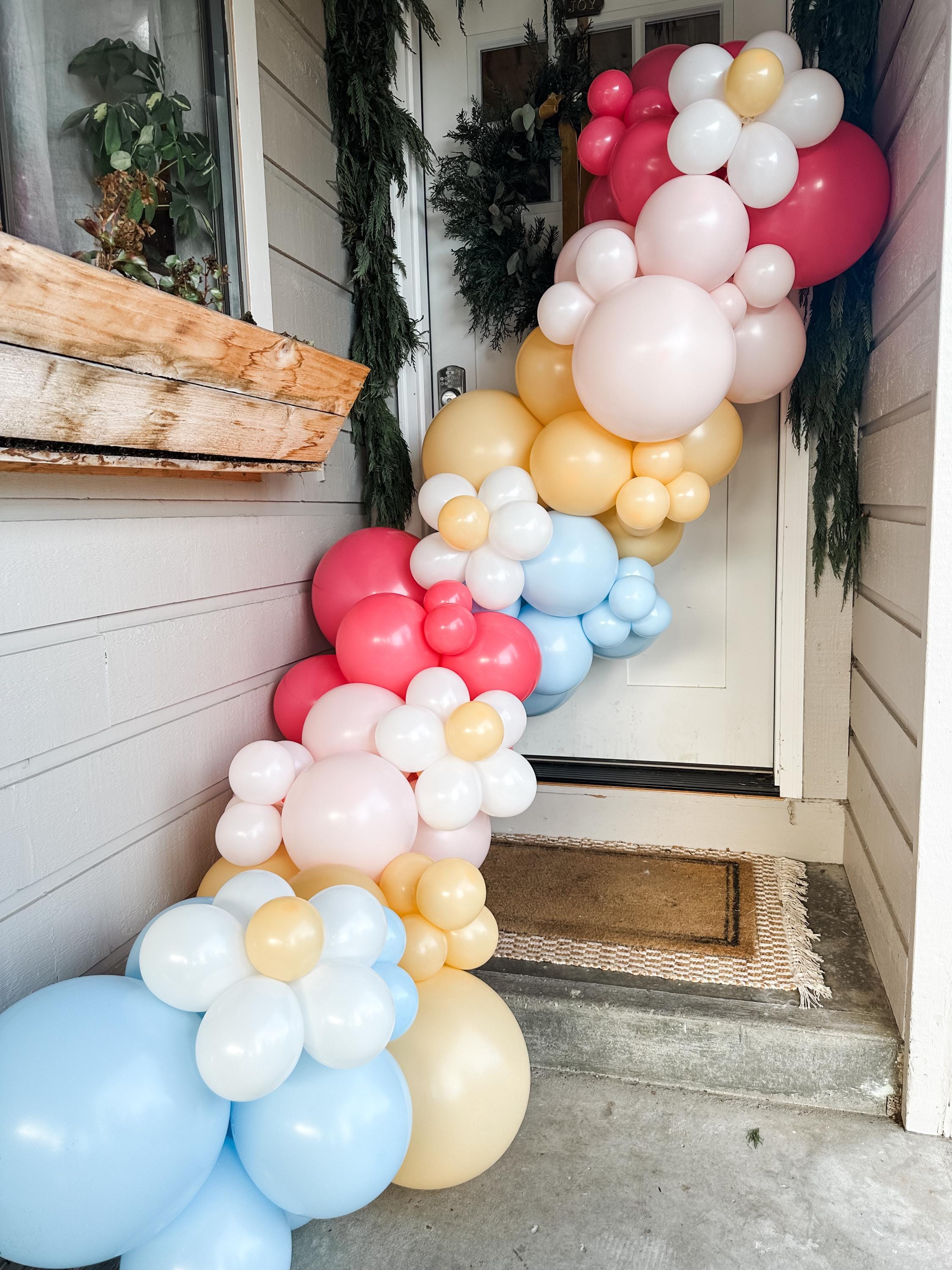 Bluey Bingo Balloon Garland Daisy Party Two Groovy Flower Power Baby ...