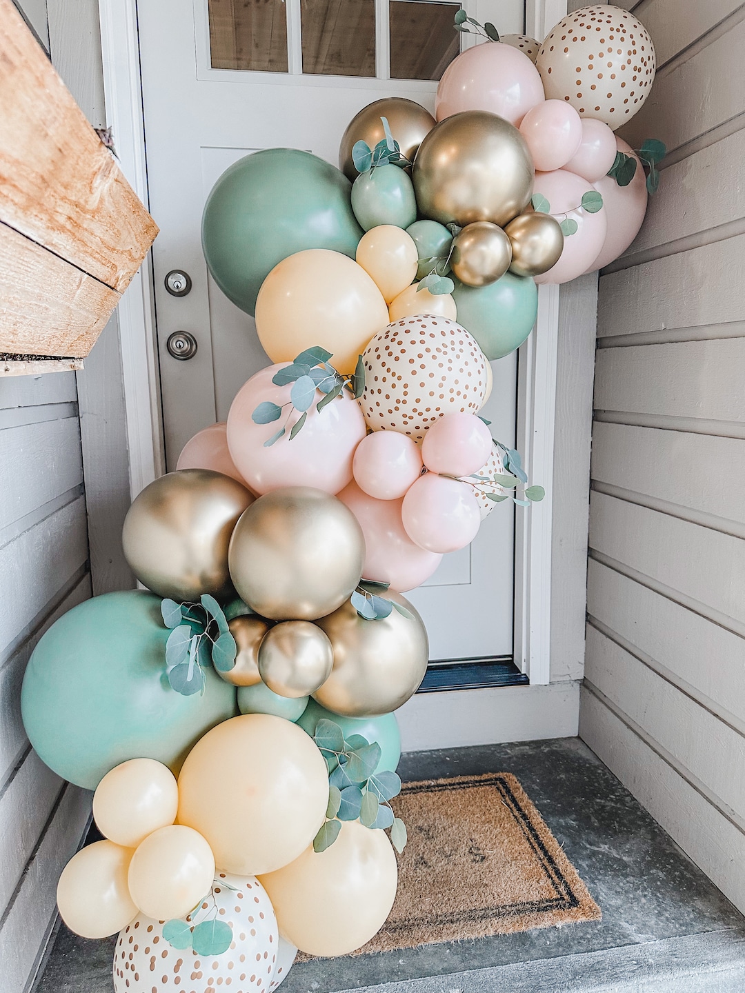 Easter Balloon Garland DIY Kit Spring Pastel Neutral Balloon Garland A ...