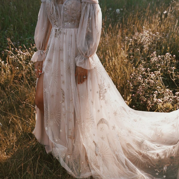 Star Wedding Dress - Etsy