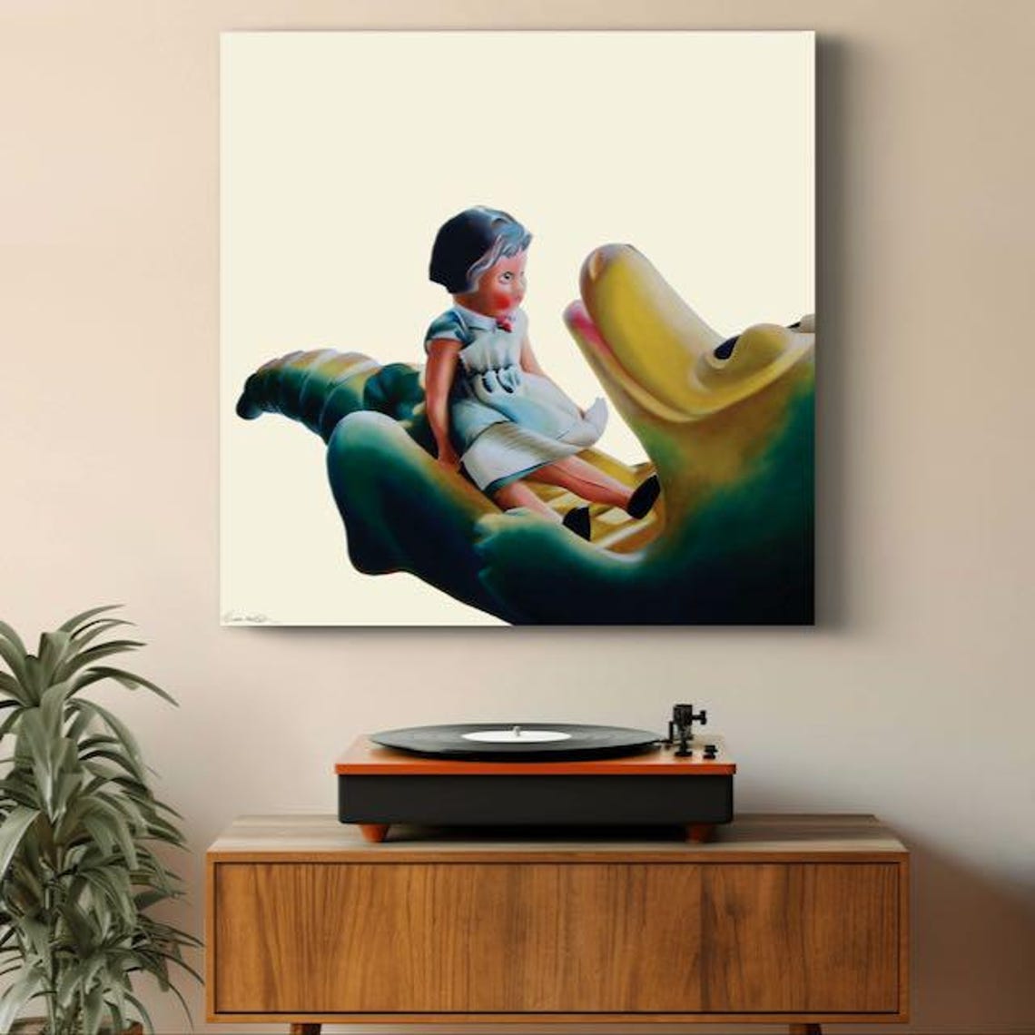 Listen Closely ~ STRETCHED CANVAS From "suits" by Artist Heather Millar ...